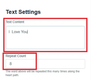 Heart Shape Text Generator - Create Text in Heart Shape | Oualator