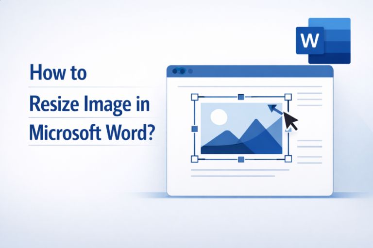 How to Resize an Image in MS Word? - Oualator